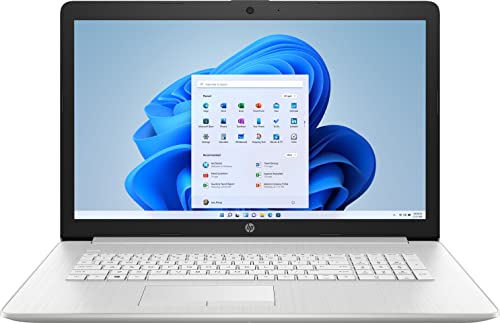 2022 Newest HP 17.3'' HD + IPS Display Business Laptop 11th Gen (Intel i3-1115G4 2-Core, 8GB RAM, 256GB SSD, Intel UHD, WiFi 5, Bluetooth 5.2, HD Webcam, HDMI, SD Card, Win 11 Home S-Mode) with Hub
