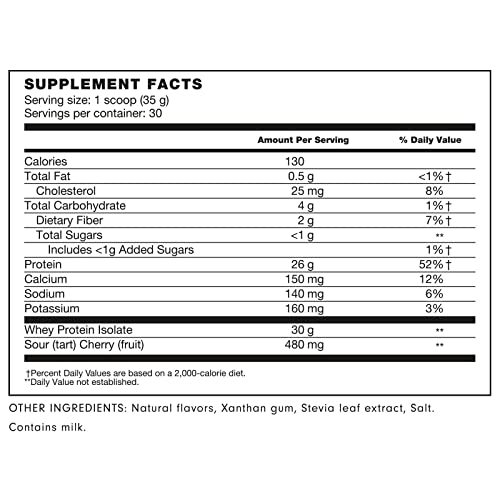 LADDER Grass-Fed Whey Protein Powder, 26g Protein for Muscle Gain, 7g BCAAs, 14g EAAs, 2 Billion CFU Probiotics, No Artificial Sweeteners, NSF Certified Supplements (Vanilla, 30 Serving Bag)