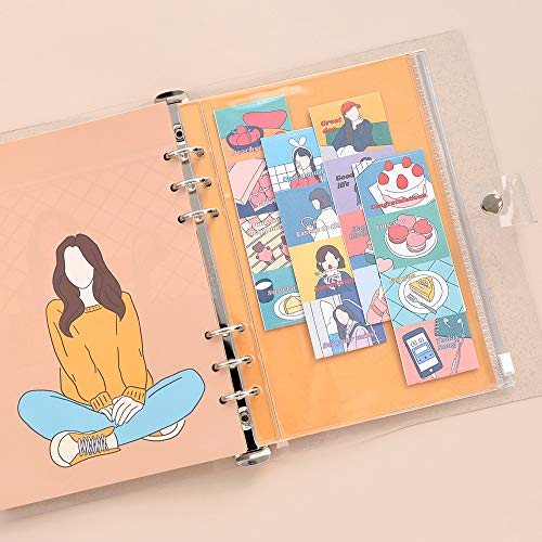 Monolike A5 FALL IN NEWTRO Diary Set, Tennis - Academic Planner Weekly & Monthly Planner with PVC Cover, Zipper bag, Sticker