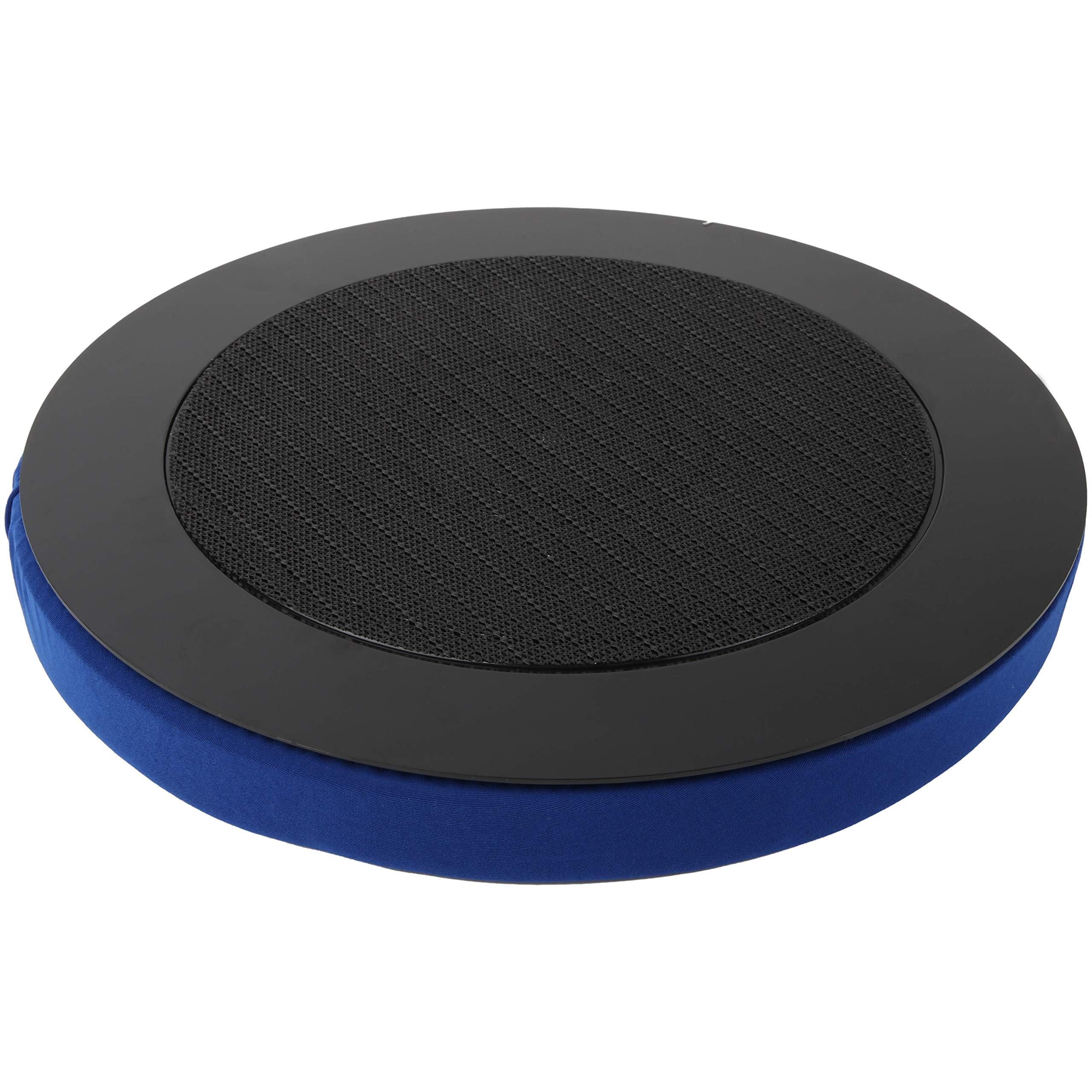 TRENTON Gifts Portable Lightweight Swivel Seat Cushion. 360 Degree Rotation. Supports up to 300 Lbs. Polyester Blue