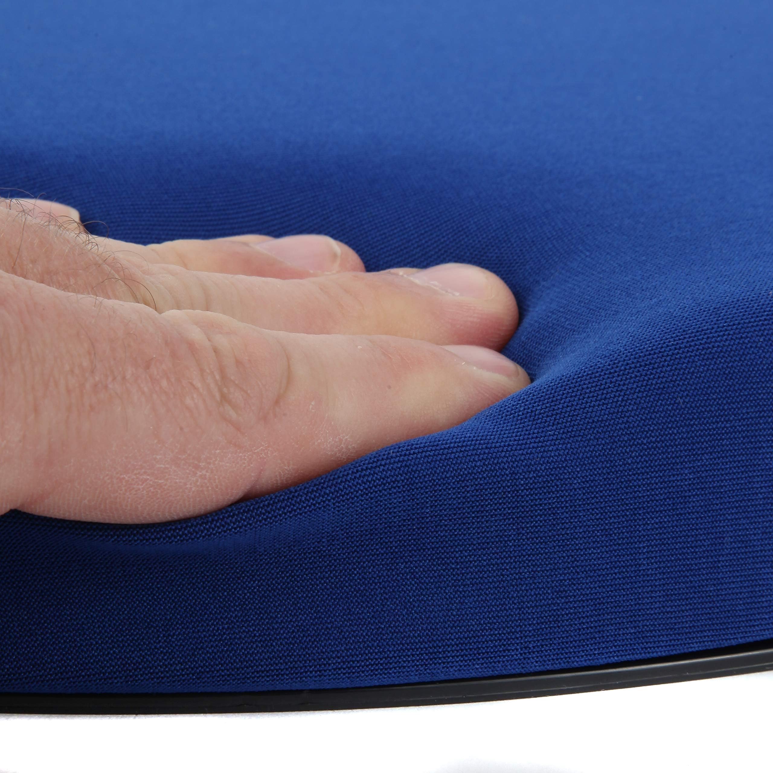 TRENTON Gifts Portable Lightweight Swivel Seat Cushion. 360 Degree Rotation. Supports up to 300 Lbs. Polyester Blue