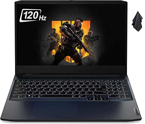 2022 Lenovo IdeaPad Gaming Laptop 15.6" FHD IPS 120Hz, AMD Ryzen 5 5600H (Beats i7-10850H), GeForce RTX 3050 Ti Graphics, 16GB DDR4 RAM, 512GB SSD, Backlit Keyboard, Wireless-AX, Windows 11