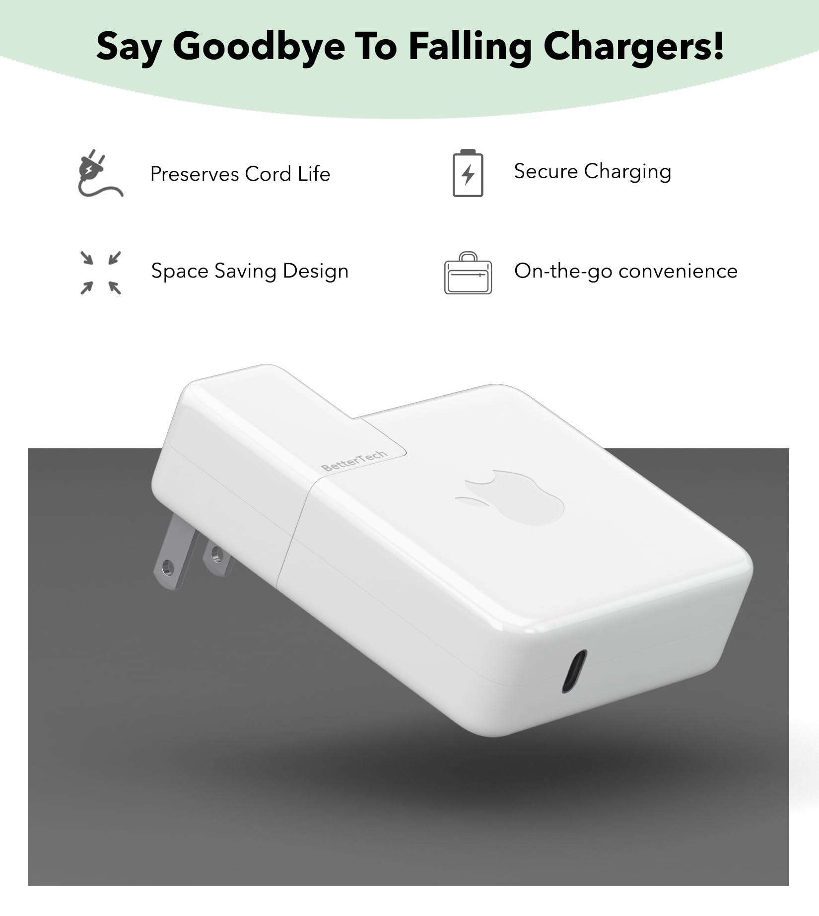 Apple Compatible Adapter - Side-Facing, USB-C, MagSafe, MagSafe 2 - Efficient Charging for MacBook Pro, Air