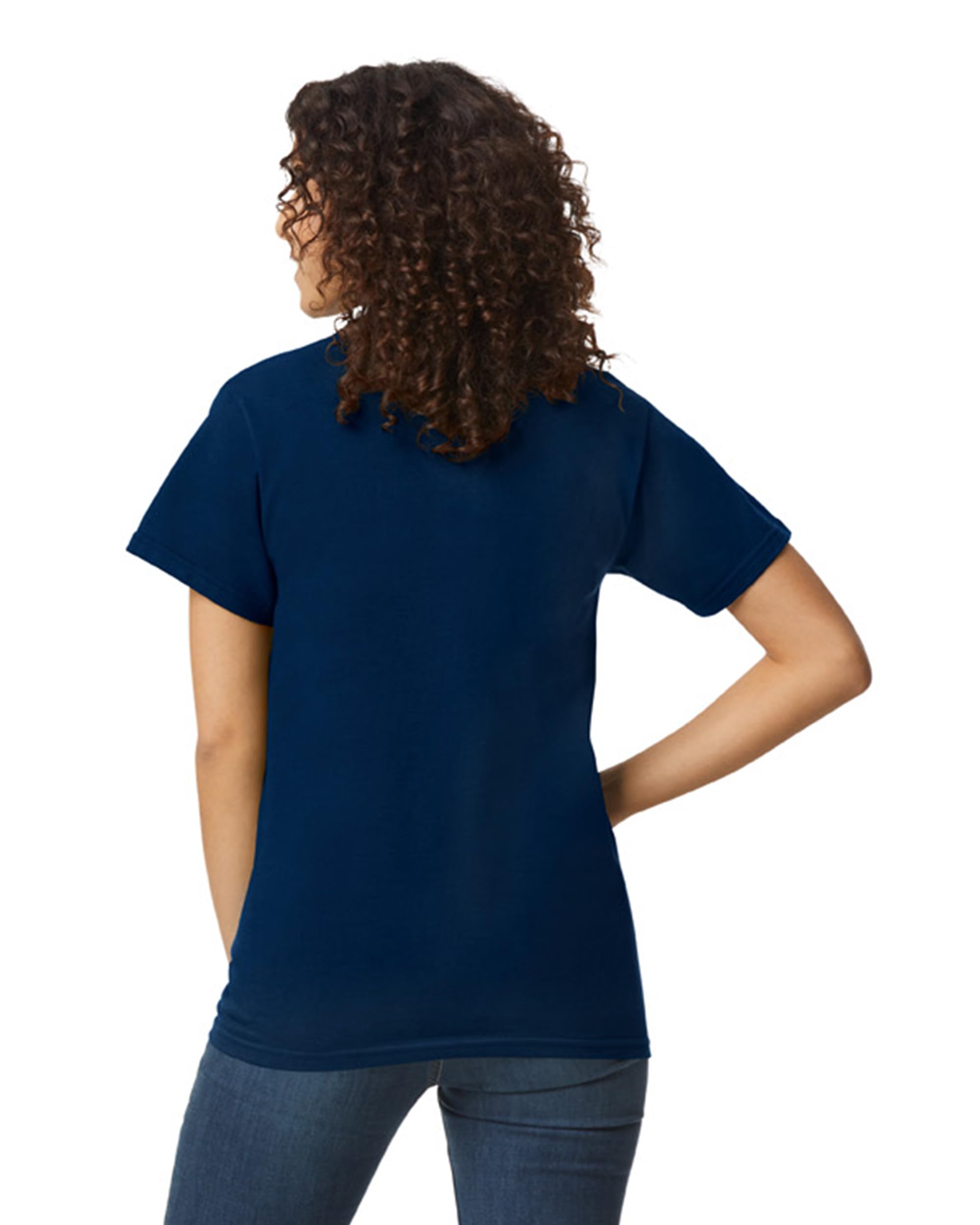 Gildan T-Shirt, Style GH000, Dark Navy (2-Pack), Small