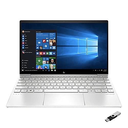 2022 HP Envy Laptop 13.3 inch FHD Touchscreen Evo Platform 4-Core Intel i5-1135G7 Iris Xe Graphics 16GB DDR4 1TB NVMe SSD WiFi 6 Thunderbolt Win 11 Pro Fingerprint Backlit Keyboard w/ 32GB USB