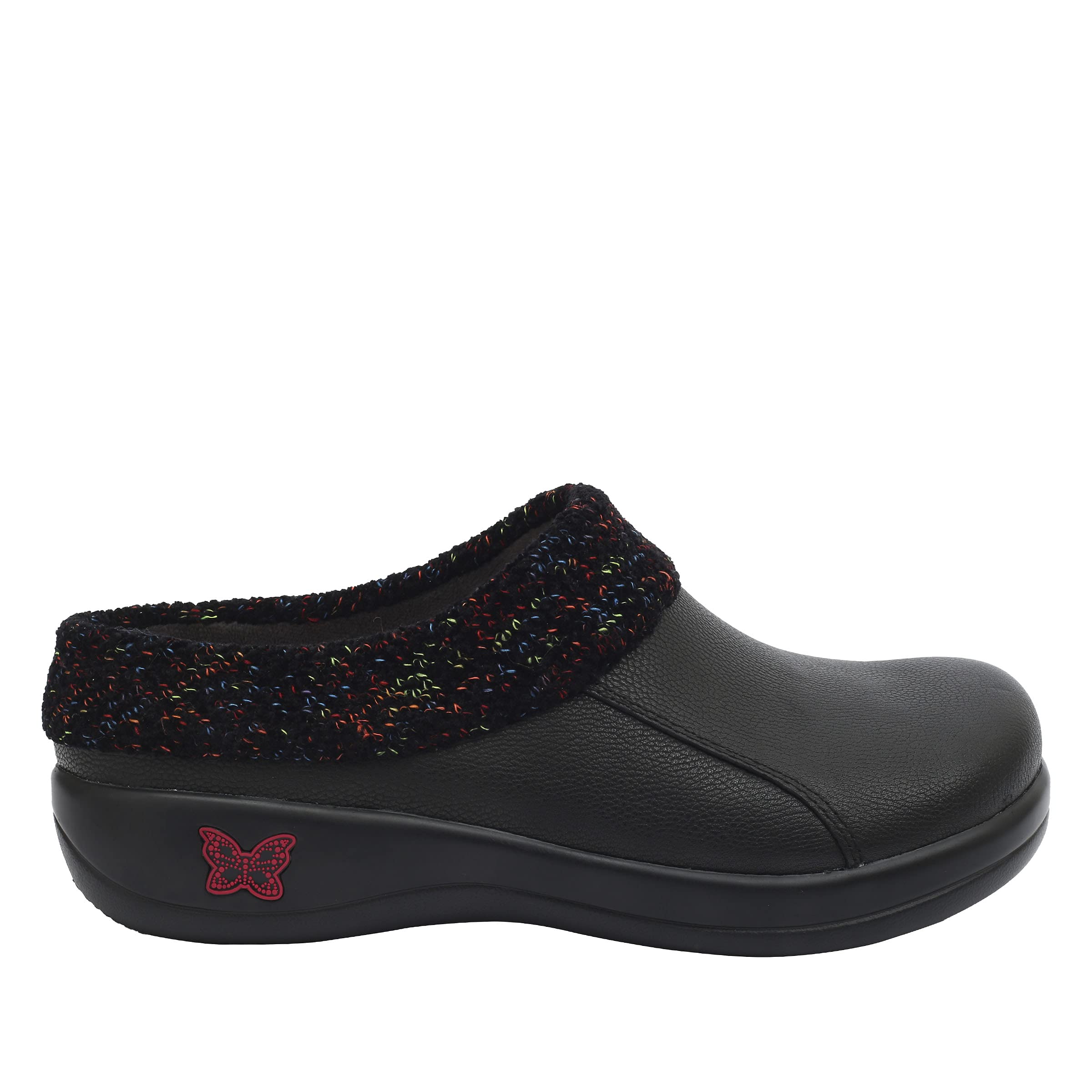 Alegria Womens Kyah Black Leather Clog 9.5-10 M US