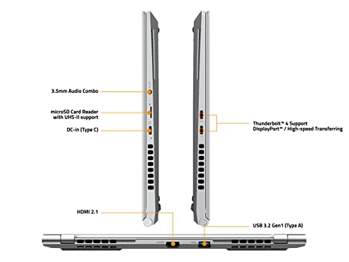 GIGABYTE AERO 14 OLED: 14.0" 16:10 Thin Bezel 2.8K QHD+ 2880x1800 90Hz OLED, NVIDIA GForce RTX 4050 GPU 6GB GDDR6, Intel Core i7-13700H, 16GB DDR5 RAM, 1TB SSD, Win11 Home (AERO 14 OLED BMF-72USBB4SH)