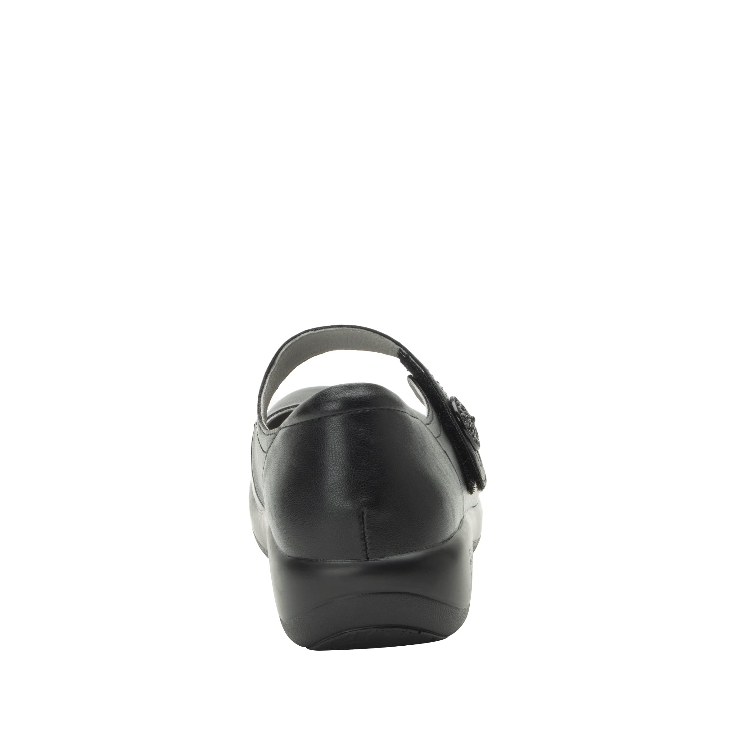 Alegria Kourtney Mary Jane Women's Comfort Shoes Upgrade Black Vegan Leather 9 M US