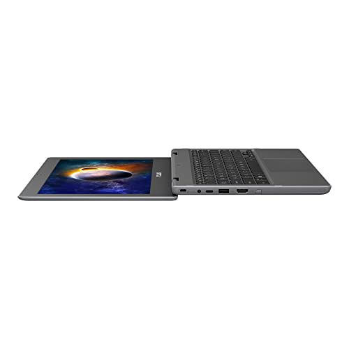 ASUS 2022 Student Laptop Computer (Military-Grade Duability), 11.6" HD Eye-Care Dsiplay, Intel Celeron N4500, WiFi-6, 1 Year Accidental Damage Protection, Windows 10 Pro (4GB RAM | 256GB Storage)