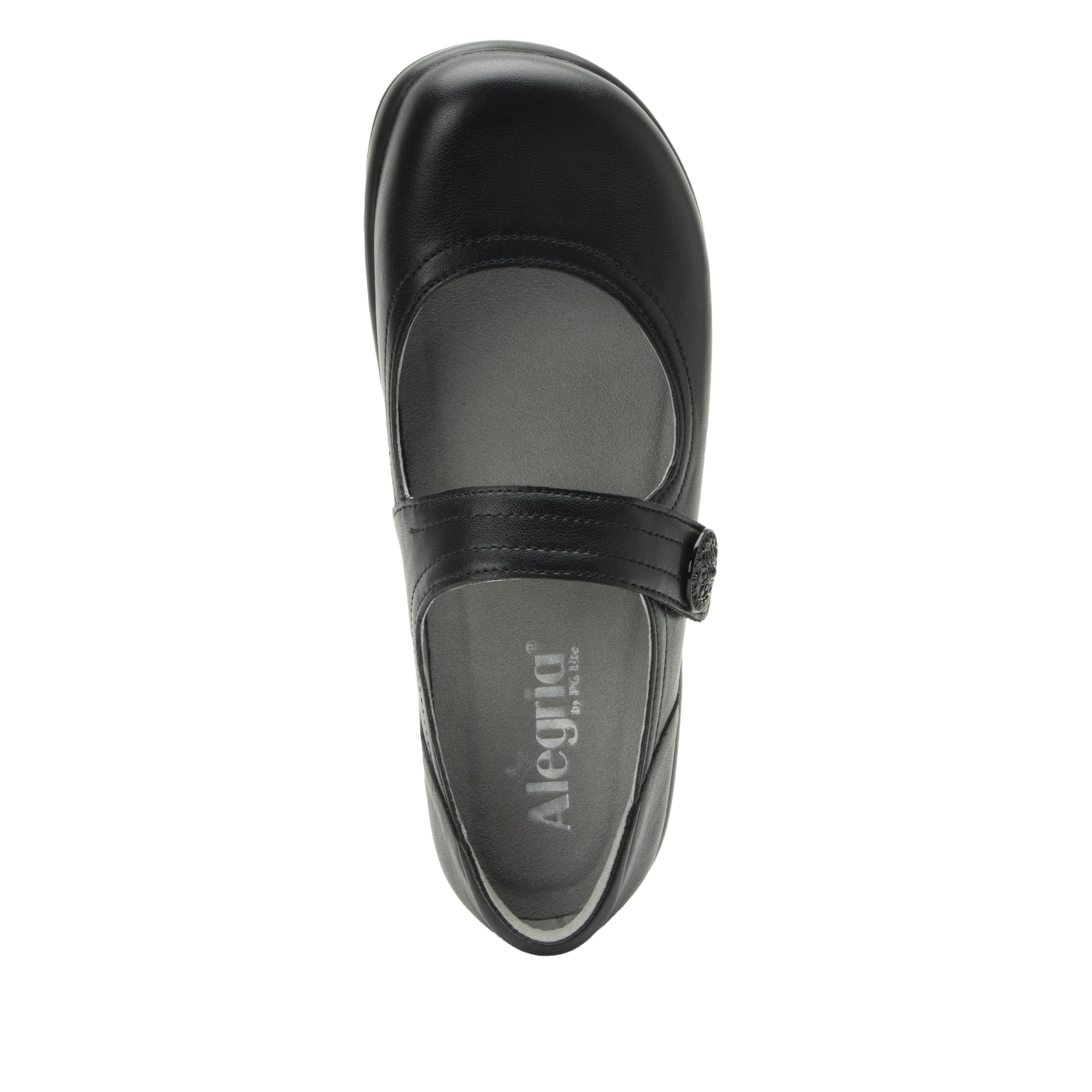 Alegria Kourtney Mary Jane Women's Comfort Shoes Upgrade Black Vegan Leather 9 M US