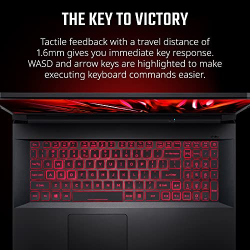 Acer Nitro 5 AN517-54-77KG Gaming Laptop | Intel Core i7-11800H | NVIDIA GeForce RTX 3050 Ti Laptop GPU | 17.3" FHD 144Hz IPS Display | 16GB DDR4 | 1TB NVMe SSD | Killer WiFi 6 | Backlit Keyboard