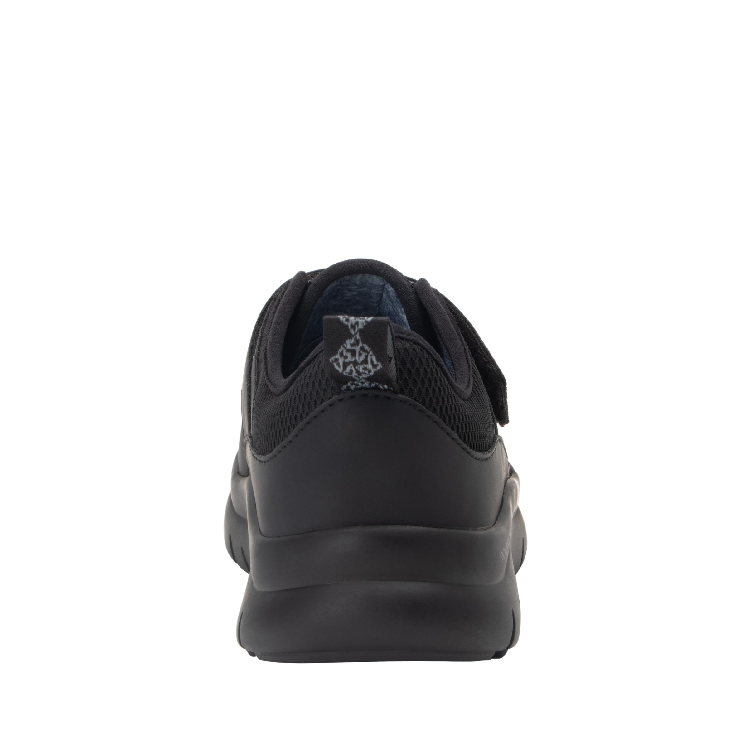 Alegria Rok N Roll Women Double Athletic Walking Shoe Trouble Black Mesh 11.5-12 M US