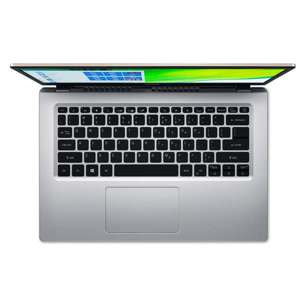 Acer Aspire 5 Slim Laptop in Gold 11th Gen. Quad Core Intel i5 up to 4.2GHz 8GB RAM 256GB SSD 14in Full HD Iris Xe Graphics Windows 11 (Renewed)