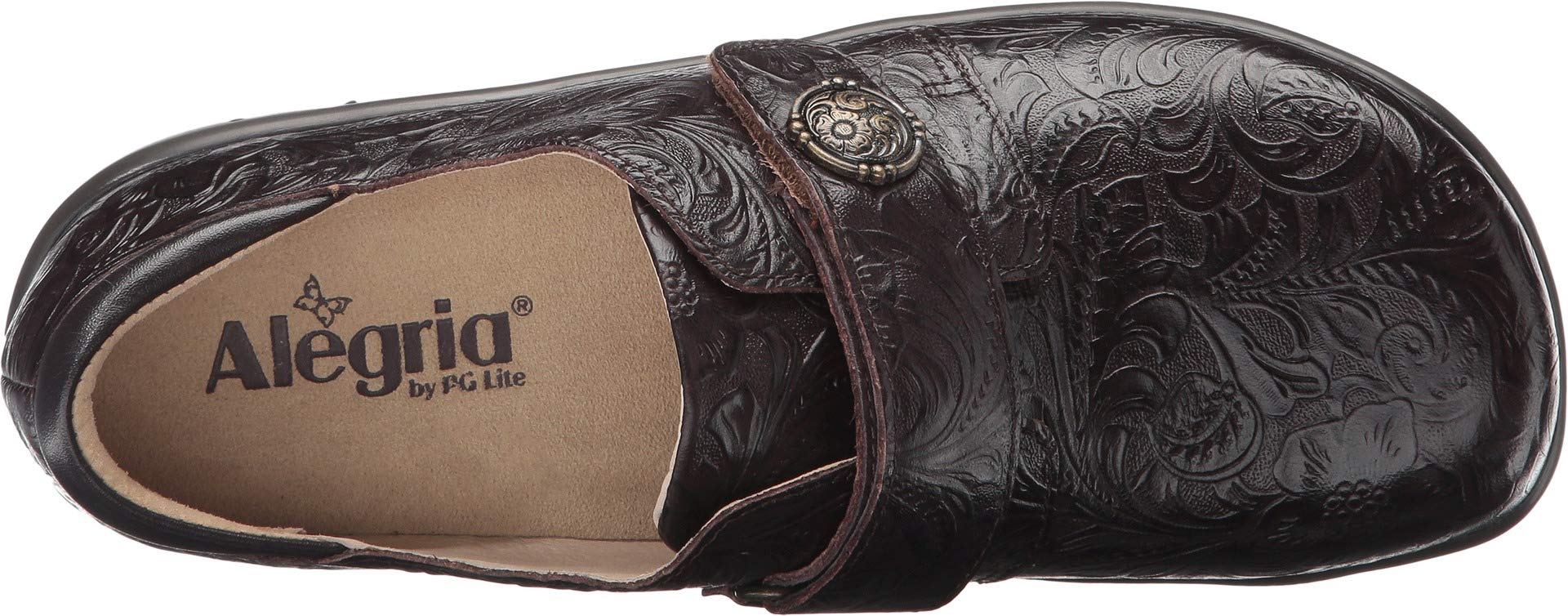 Alegria Joleen Womens Professional Shoe Molasses Tooled 6 M US