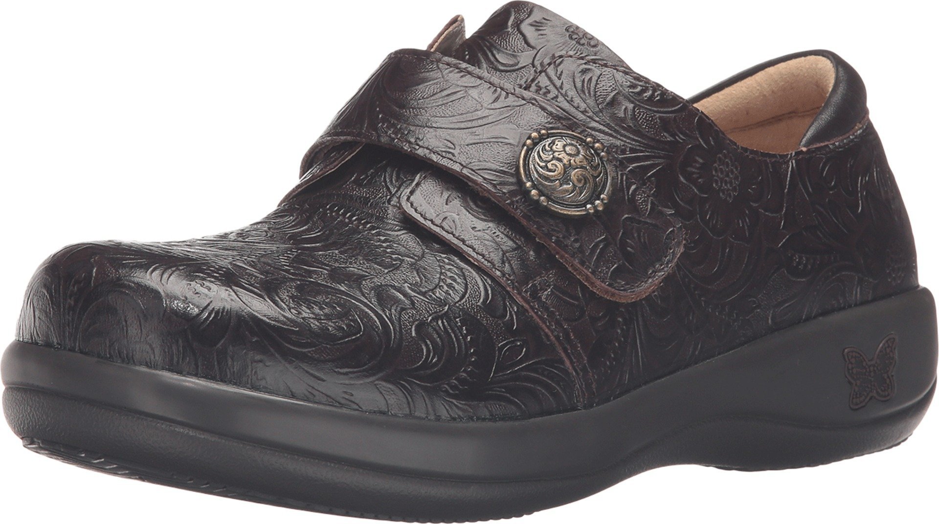 Alegria Joleen Womens Professional Shoe Molasses Tooled 6 M US
