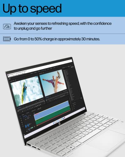 HP Pavilion Aero 13 Laptop, AMD Ryzen 5 5625U, 8 GB RAM, 512 GB SSD, 13β WUXGA IPS Display, Windows 11 Home, 16:10 Aspect Ratio, Thin Design, Backlit Keyboard, Long Battery Life (13-be1010nr, 2022)