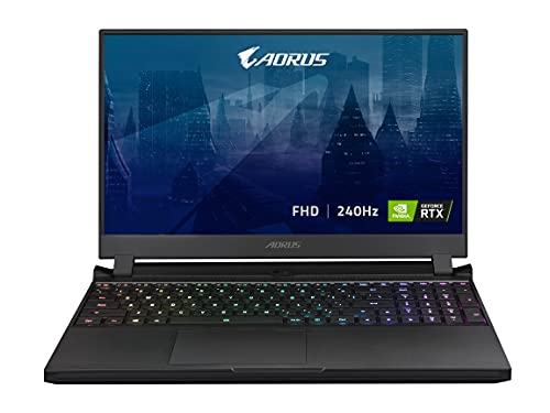 GIGABYTE AORUS 15P XD - 15.6" FHD IPS Anti-Glare 240Hz, Intel Core i7, NVIDIA GeForce RTX 3070, GPU 8GB GDDR6, 16GB Memory, 1TB SSD, Win10 Home, Gaming Laptop (AORUS 15P XD-73US324SH)