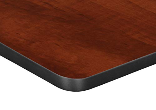 Regency Kee Training & Activity Table with with Slim Lightweight Tabletop, 60" x 24", Cherry/Black