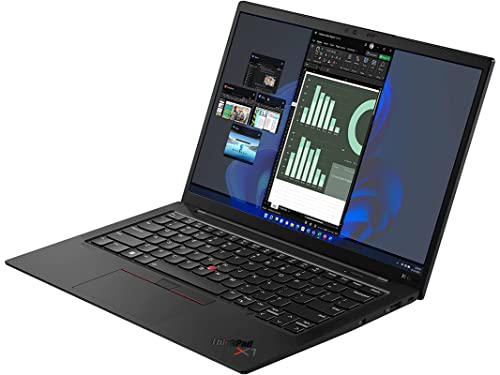Lenovo 2022 ThinkPad X1 Carbon Gen 10 14" FHD Touchscreen Bussiness Laptop, 12th Intel Core i7-1280P, 32GB RAM, 1TB PCIe SSD, Backlit Keyboard, Fingerprint Reader, Win 11 Pro, Black, 32GB USB Card