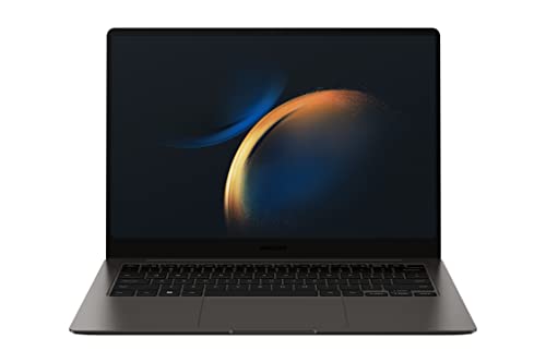 SAMSUNG 14” Galaxy Book3 Pro Laptop Computer, 13th Gen Intel Core i7-1360P Processor / 16GB / 512GB, 3K AMOLED Screen, 120hz, Fingerprint Reader, FHD Webcam, 2023 Model, NP940XFG-KC2US, Graphite
