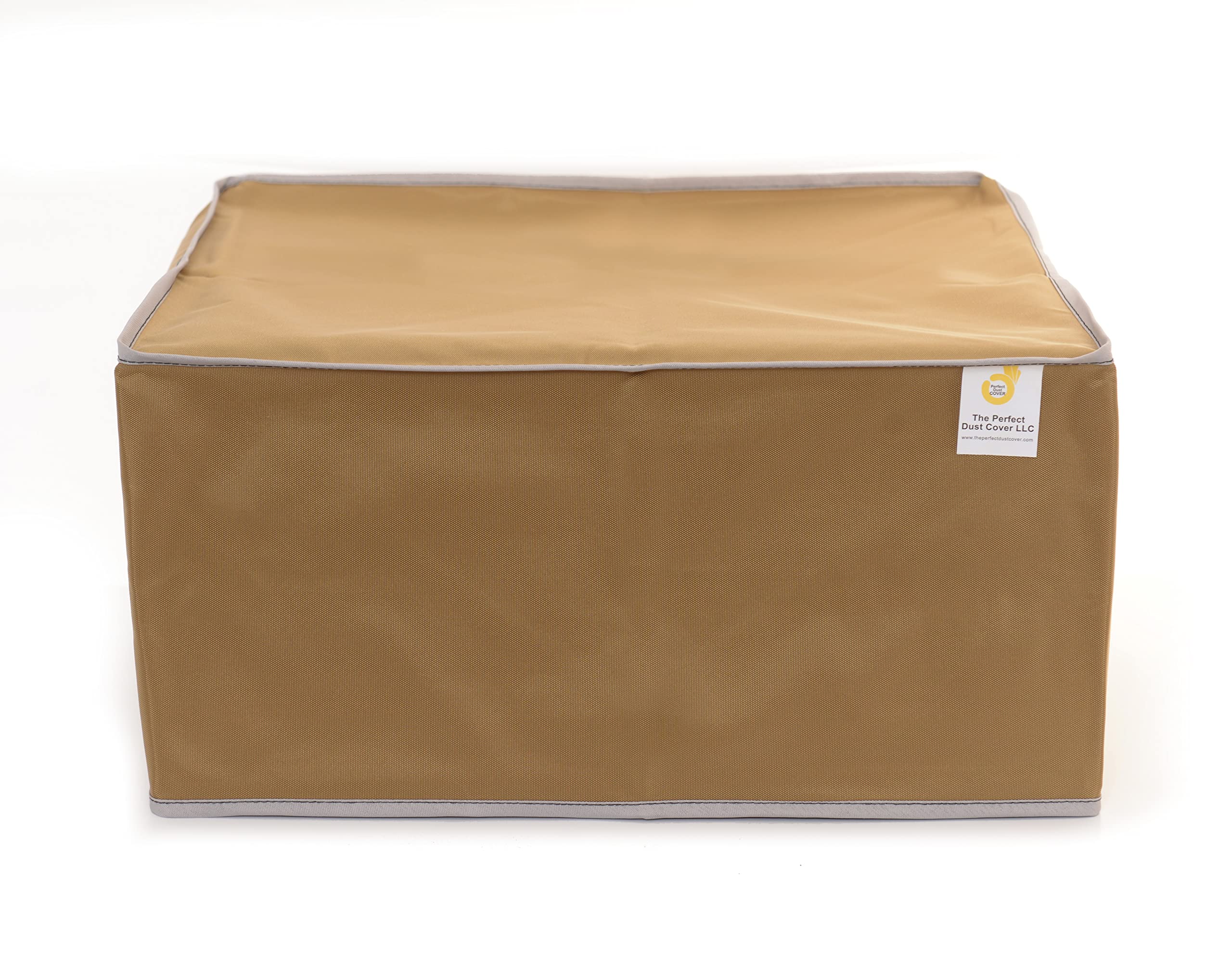 The Perfect Dust Cover, Tan Nylon Cover for Epson WorkForce Pro WF-4830 All-in-One Printer, Anti Static and Waterproof Cover Dimensions 16.1''W x 15.3''D x 13''H by The Perfect Dust Cover LLC