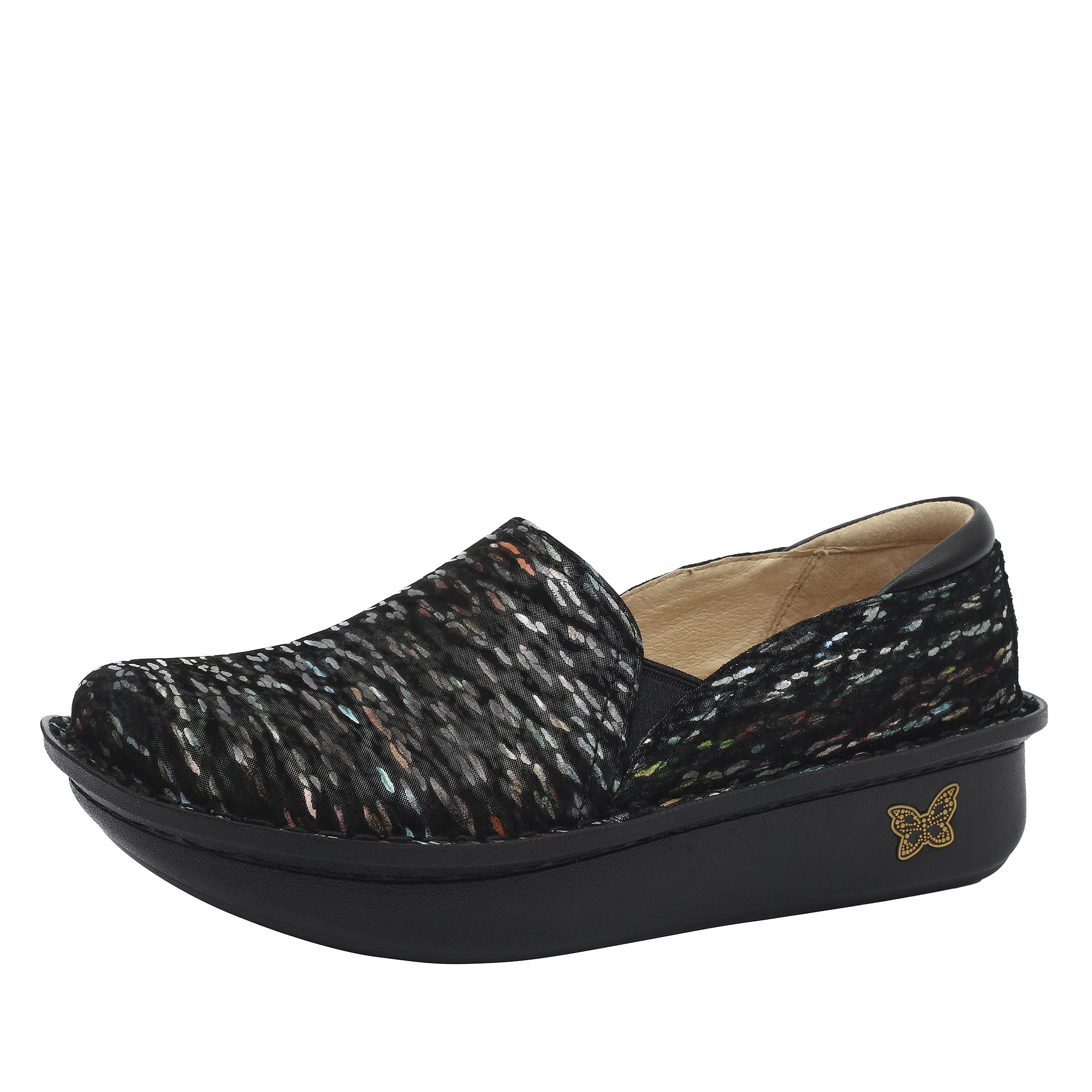 Alegria Womens Debra Obscura Leather Shoes 8-8.5 M US