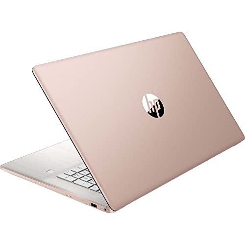 2022 Newest HP Pavilion Laptop, 17" HD+ (1600 x 900) LED Display, AMD Athlon Silver Processor, AMD Radeon Graphics, 16GB RAM, 1TB PCIe SSD, Fingerprint Reader, Wi-Fi 6, BT 5.0, Windows 10, Rose Gold