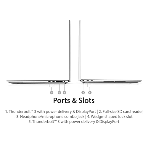 Dell Newest XPS 9710 17.0" UHD+ Touchscreen Business Notebook, Intel Core i7-11800H, NVIDIA GeForce RTX 3060, 32GB RAM, 1TB SSD, Webcam, FP Reader, Backlit KB, Wi-Fi 6, Windows 11 Pro, Silver