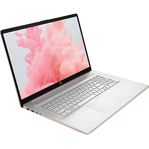 2022 Newest HP Pavilion Laptop, 17" HD+ (1600 x 900) LED Display, AMD Athlon Silver Processor, AMD Radeon Graphics, 16GB RAM, 1TB PCIe SSD, Fingerprint Reader, Wi-Fi 6, BT 5.0, Windows 10, Rose Gold