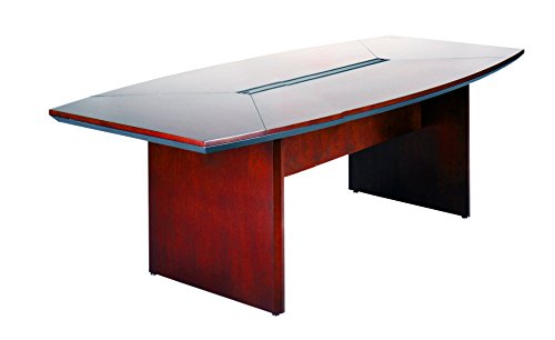 Mayline Napoli Table, 8', Sierra Cherry