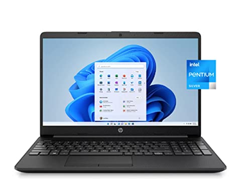 HP 15.6“ HD Diagonal Micro-Edge Bezel Laptop | Intel Pentium Silver N5030 | 4GB RAM | 128GB SSD | Intel UHD Graphics | Black | Windows 11 Home | with USB3.0 HUB Bundle