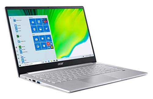Acer Swift 3 Intel Evo Thin & Light Laptop, 14" Full HD, Intel Core i7-1165G7, Iris Xe Graphics, 8GB LPDDR4X, 256GB NVMe SSD, Wi-Fi 6, Fingerprint Reader, Back-lit KB, SF314-59-75QC