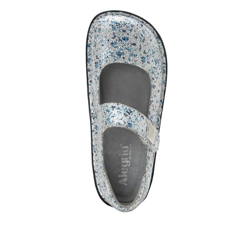 Alegria Women's Paloma Mary Jane Nurse Shoe Clogs Comfort Leather Terrazzo 8-8.5 M US