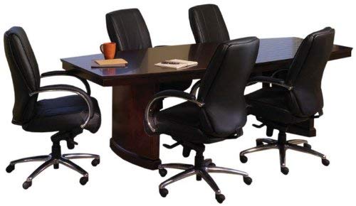 Mayline Sorrento Rectangle Conference Room Table, 8'W x 3.5'D, Espresso Veneer