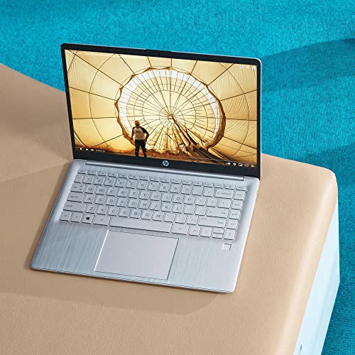 HP Laptop 14-ed0123wm 14" FHD Touchscreen, Qualcomm Snapdragon 7c, Qualcomm Adreno 618 GPU, 8GB LPDDR4x RAM, 128GB eMMC Storage, Windows 11 Home, Natural Silver (Renewed)