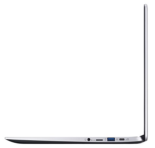 Acer Chromebook 15, Intel Celeron N3350, 15.6" Full HD Touch, 4GB LPDDR4, 32GB Storage, Google Chrome, Pure Silver, CB515-1HT-C2AE, 15-15.99 Inches