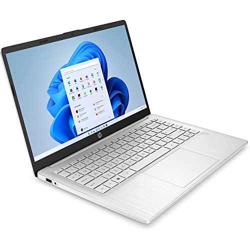 HP Laptop 14-ed0123wm 14" FHD Touchscreen, Qualcomm Snapdragon 7c, Qualcomm Adreno 618 GPU, 8GB LPDDR4x RAM, 128GB eMMC Storage, Windows 11 Home, Natural Silver (Renewed)