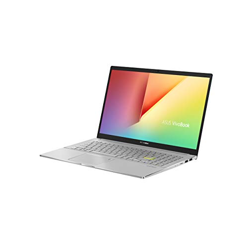 ASUS VivoBook S15 S533 Thin and Light Laptop, 15.6” FHD Display, Intel Core i5-1135G7, 8GB DDR4 RAM, 512GB PCIe SSD, Wi-Fi 6, Windows 10 Home, AI noise-cancellation, Dreamy White, S533EA-DH51-WH