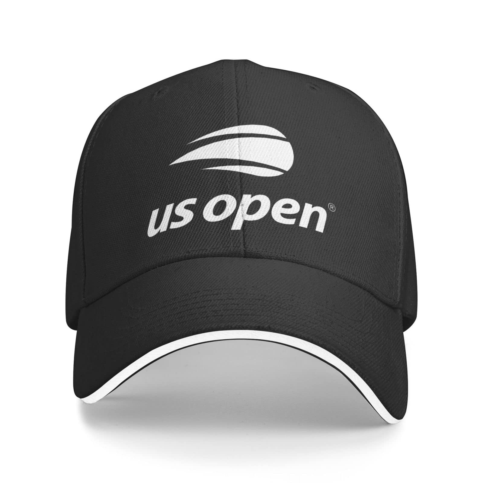Us Open Tennis 2023 Sandwich Cap Unisex Classic Baseball Capunisex Adjustable Casquette Dad Hat Black