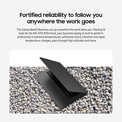 SAMSUNG 14" Galaxy Book2 Business Laptop Computer, i7-1270P / 32GB / 1TB, Windows 11 PRO, 12th Gen Intel vPro 28W Processor w/ Enhanced Security, 2022 Model, NP641BEF-KA3US, Graphite