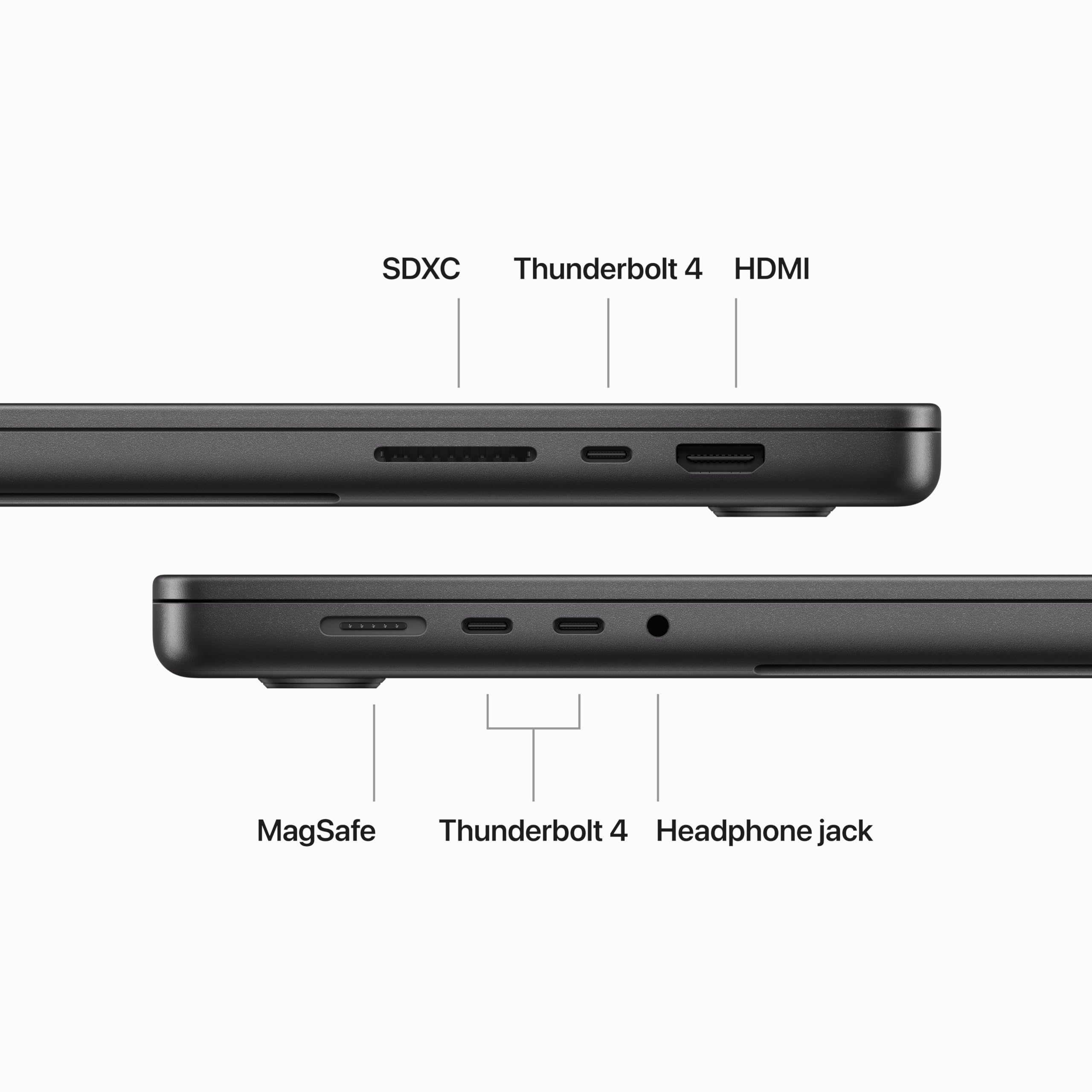 Apple 2023 MacBook Pro Laptop M3 Pro chip with 12‑core CPU, 18‑core GPU: Built for Apple Intelligence, 16.2-inch Liquid Retina XDR Display, 18GB Unified Memory, 512GB SSD Storage; Space Black