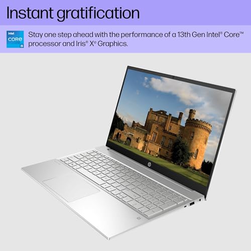 HP 2023 Newest Pavilion Laptop, 15.6" FHD IPS Touchscreen, 13th Gen Intel Core i5-1335U (10 core), 32GB RAM, 1TB SSD, Intel Iris Xe Graphic, Backlit Keyboard, WiFi6, HD Webcam, HDMI, Windows 11 Home