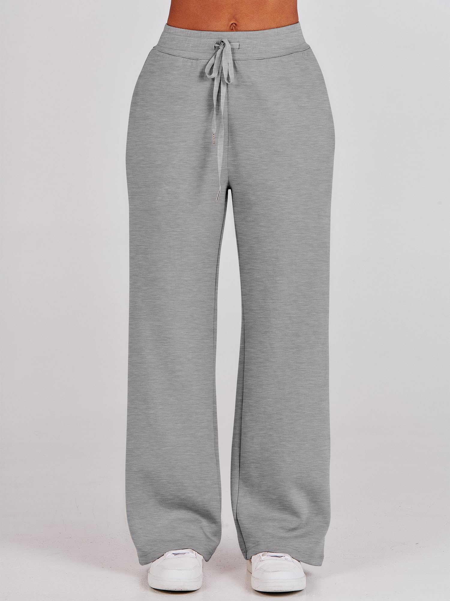 ANRABESS Women 2 Piece Outfits Sweatsuit Oversized Sweatshirt Sweatpants Tracksuit Sweat Lounge Matching Set 2025 Fall Trendy Grey Medium