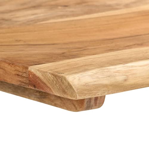 Multifunctional Dining Room Table,Modern Wood Dining Table,Dining Table,Suitable for Living Room,Lounge,Office,Meeting Room 55.1"x27.6"x29.9" Solid Acacia Wood