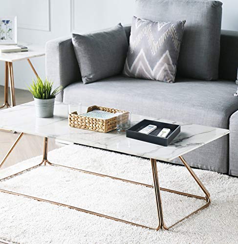 Gurfuy Rectangular Faux Leather Small Serving Tray 10" x 8" Modern Elegant Decorative Tray for Coffee Table Jewelry Perfume Organizer Living Dining Room Coffee Table Bathroom Office (Black)