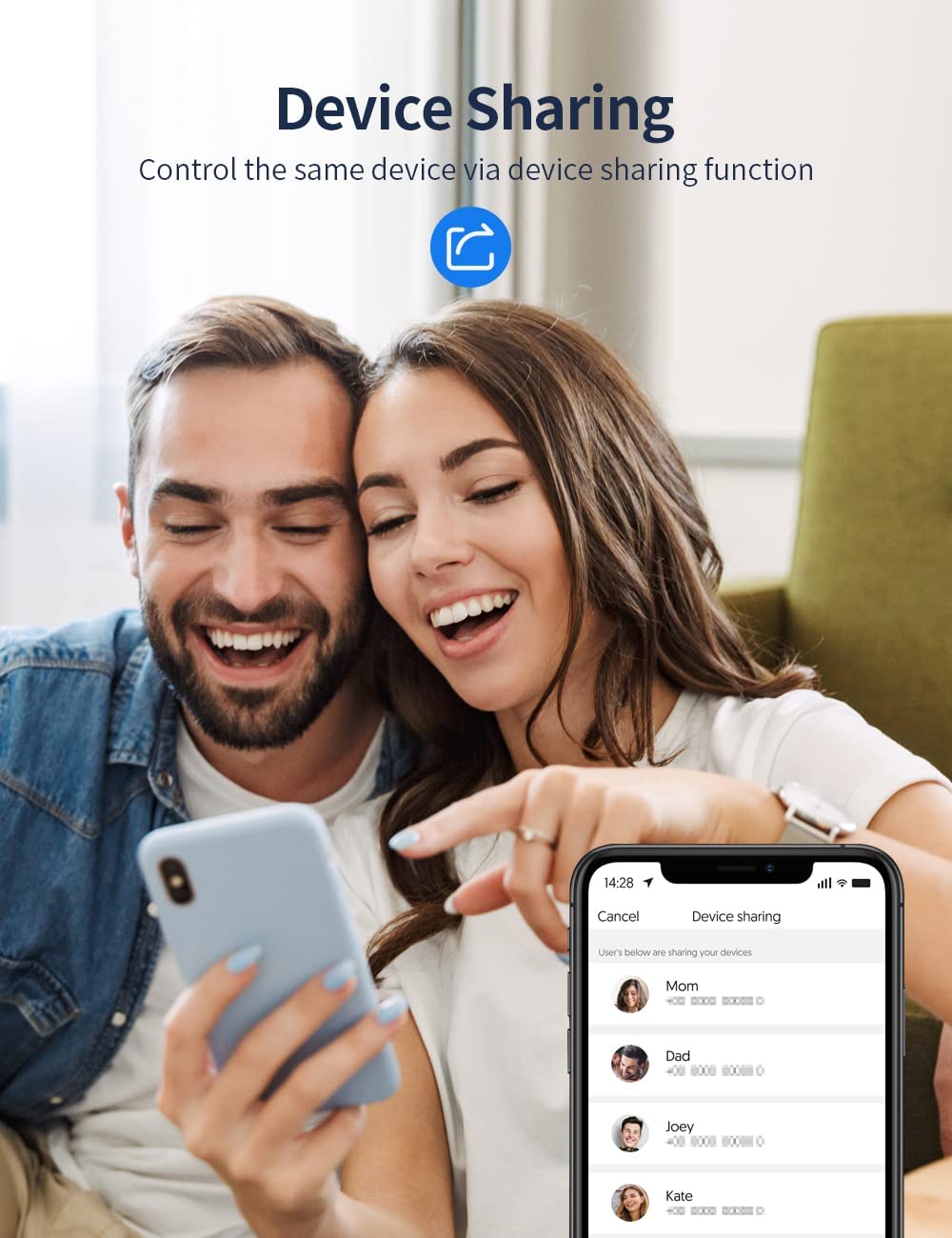 Smart Plug 15A, Smart Home WiFi Outlet, with Energy Monitoring, Works with Siri, Alexa, Google Home Nest Hub and Smartthings, No Hub Required, 2.4GHz WiFi Required(2 Pack)