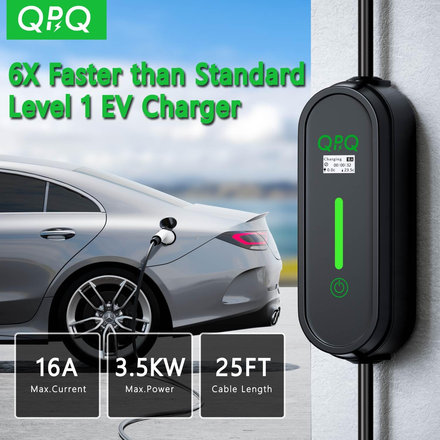QPQ EV Charger 16A 40A (16A)
