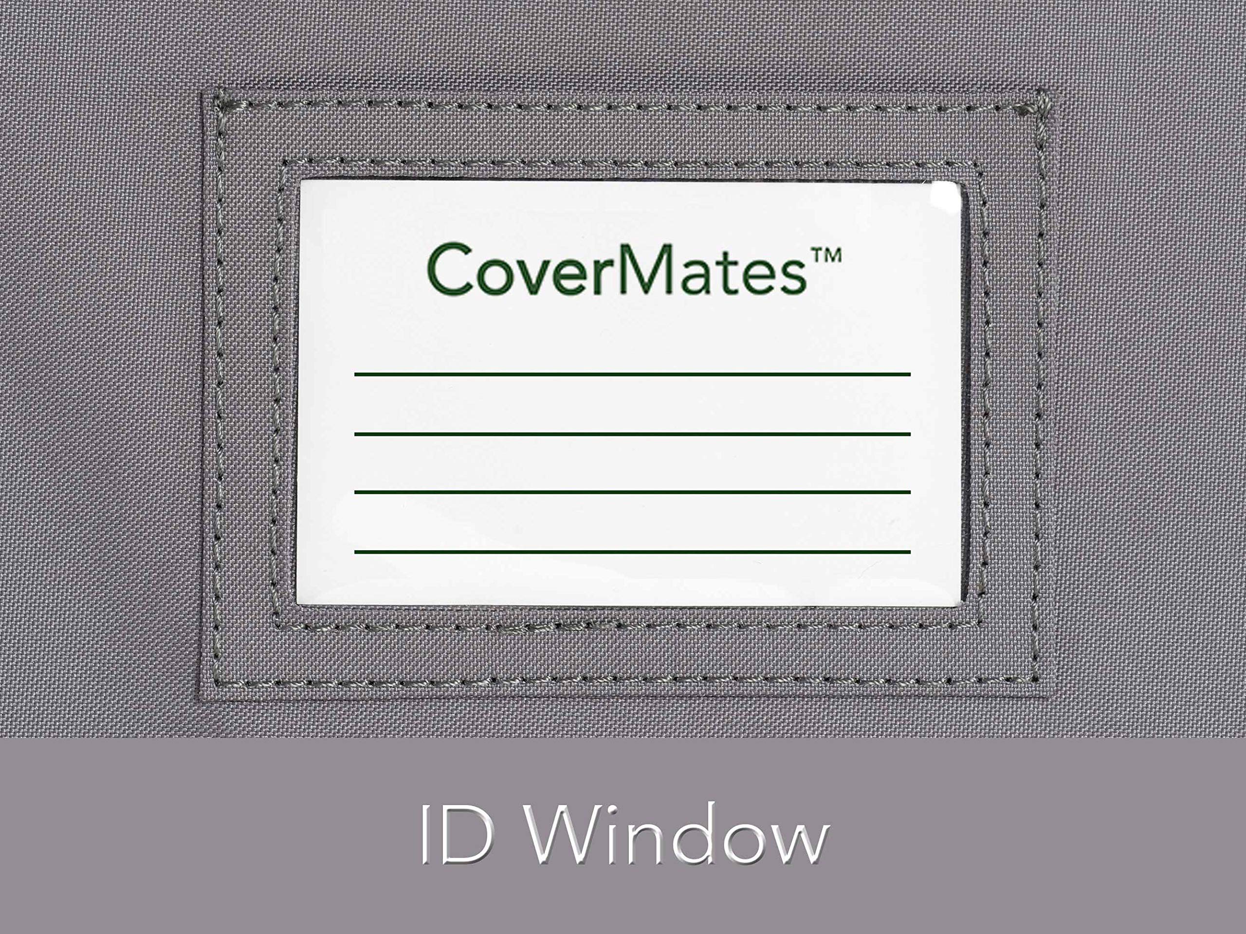 Covermates Keepsakes - Heavy Duty Material - ID Window - Reinforced Handles - Indoor Storage, Graphite