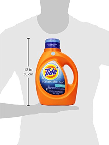 Tide Coldwater Clean Original Scent HE Turbo Clean Liquid Laundry Detergent, 84 Fl oz, 59 loads (Packaging May Vary)