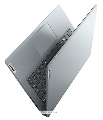 Lenovo IdeaPad 1i 14 Laptop, 14.0" HD Display, Intel Celeron N4020, 4GB RAM, ( 64GB eMMC + 128GB SSD ) Storage, 1-Year Microsoft 365, WiFi 6, HDMI, Webcam, Bluetooth, Win 11 Home, Grey, TiTac Card